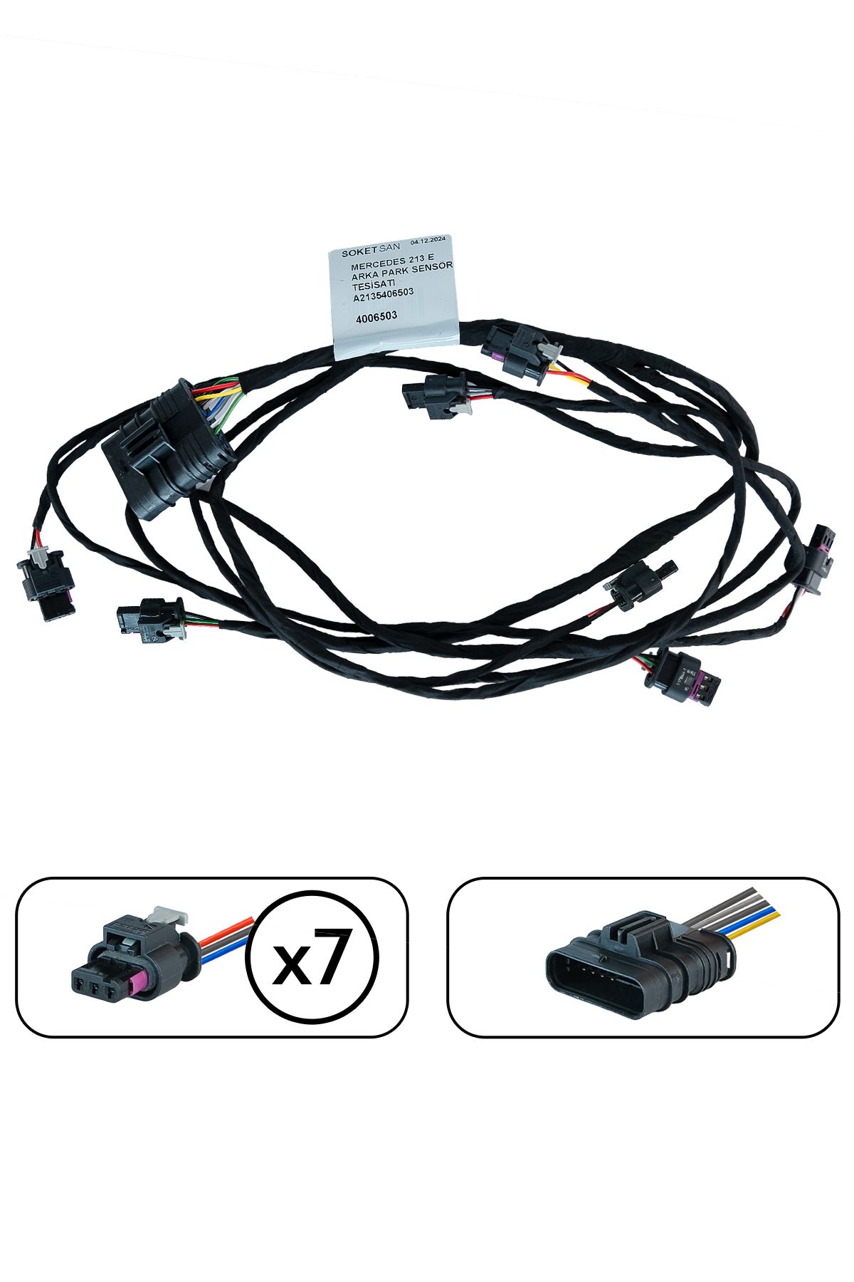 Soketsan Mercedes X Class Arka Park Sensör Tesisatı A4705400504 4000504 ...